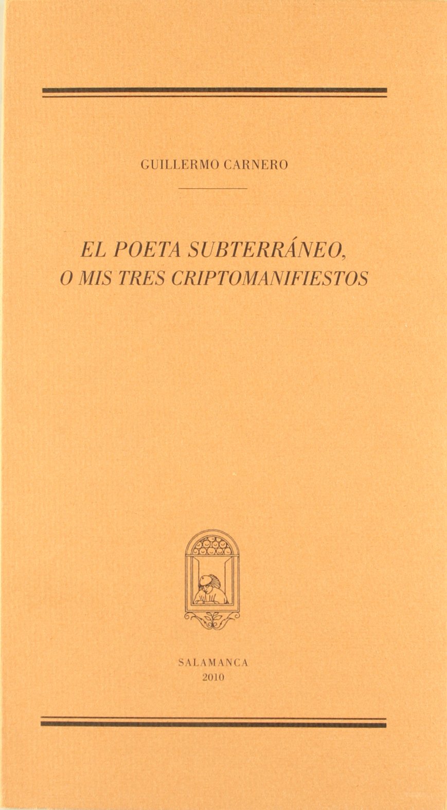 POÉTICA - Guillermo Carnero - Web oficial
